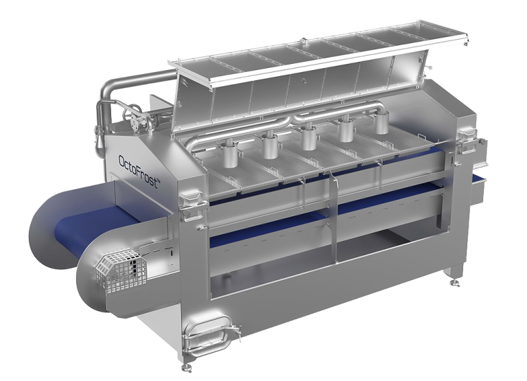 OctoFrost IQF Freezer: Freezing IQF Broccoli - Octofrost